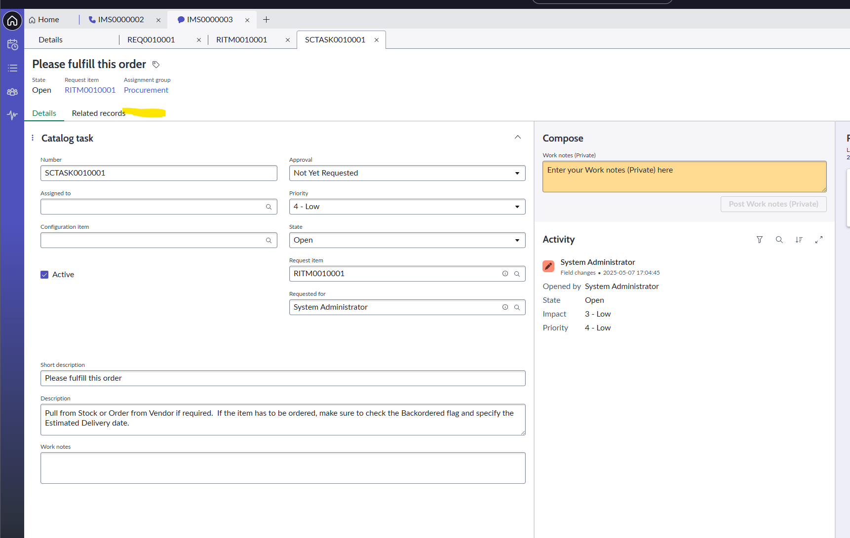 Solved Re Sow Adding Tab Within Catalog Task Form Servicenow Community